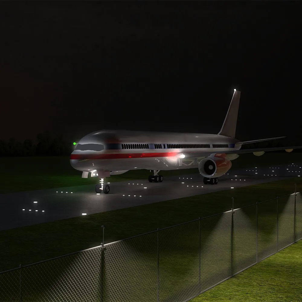 Airport render | Gallery | CAST perimeter lighting solution- At glance ...