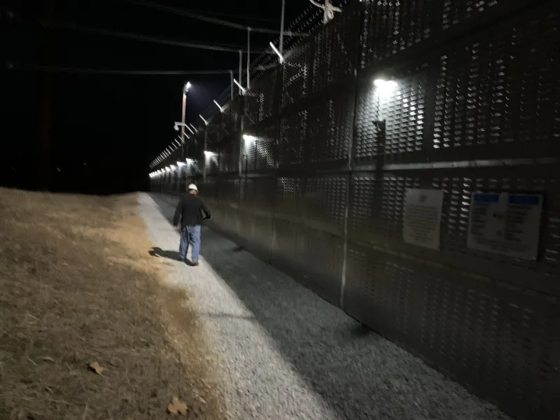 Electrical Substation Install | Gallery | CAST perimeter lighting ...