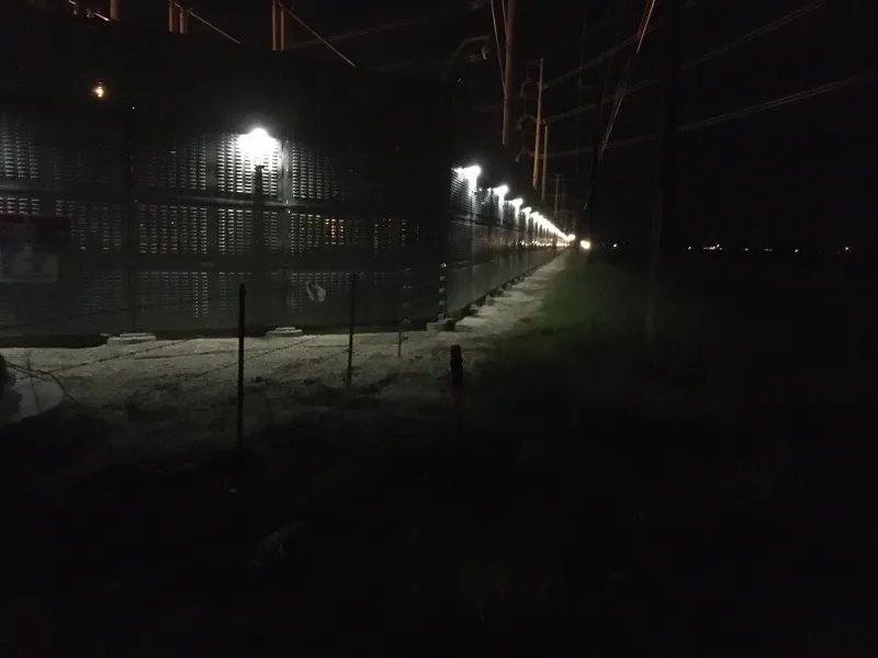 Electrical Substation Install | Gallery | CAST perimeter lighting ...